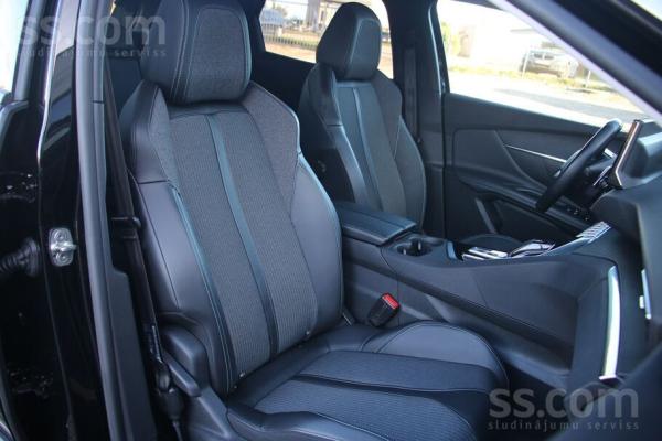 Black Peugeot 3008 2021 in Tukums, with an engine capacity of 1.50 L and mileage of 196 thousand km for 15995 €, photo 10 on AUTOMOTO.COM.LV
