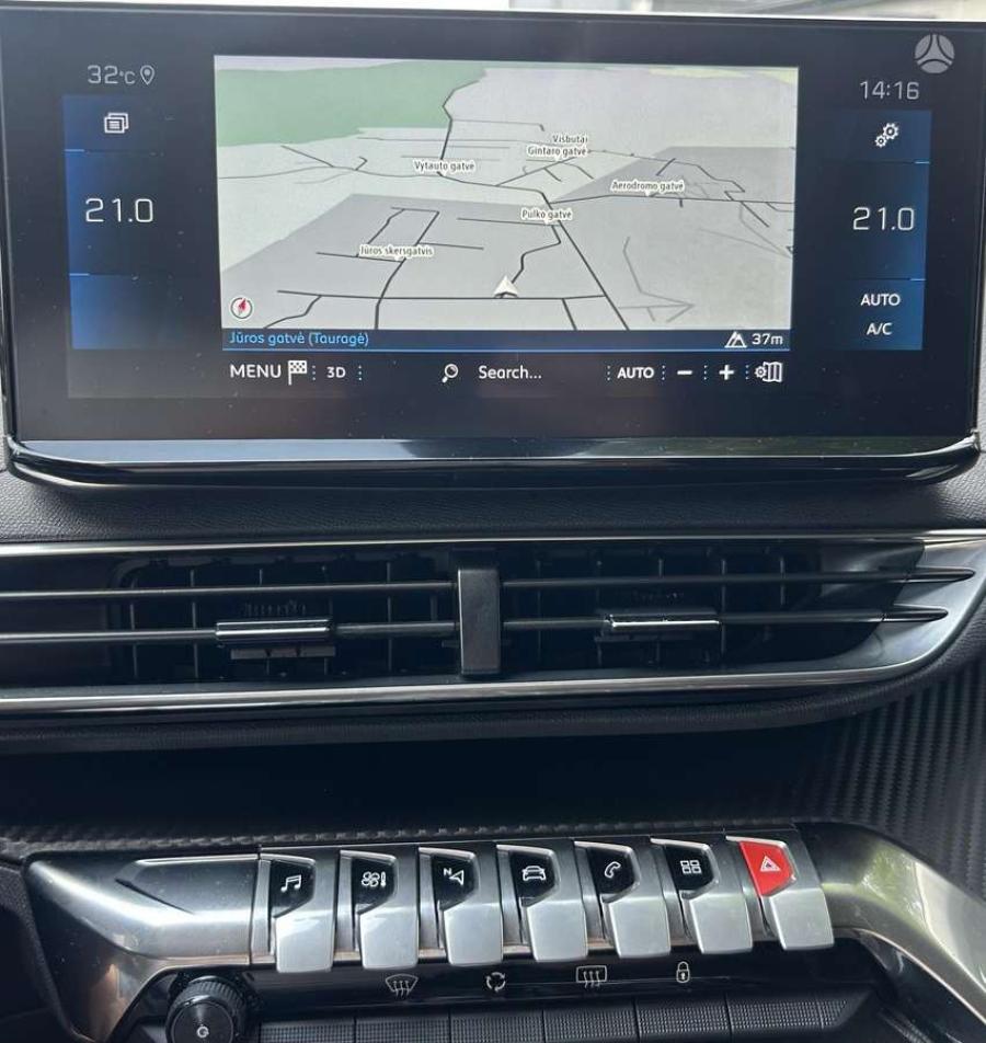 Melns Peugeot 3008 2021 Tauragė, ar dzinēja tilpumu 1.50 L un nobraukumu 186 tūkst. km par 12400 €, foto 13 vietnē AUTOMOTO.COM.LV