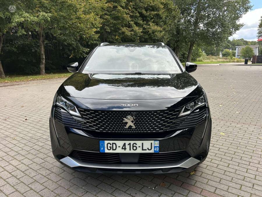 Melns Peugeot 3008 2021 Tauragė, ar dzinēja tilpumu 1.50 L un nobraukumu 169 tūkst. km par 15950 €, foto 3 vietnē AUTOMOTO.COM.LV