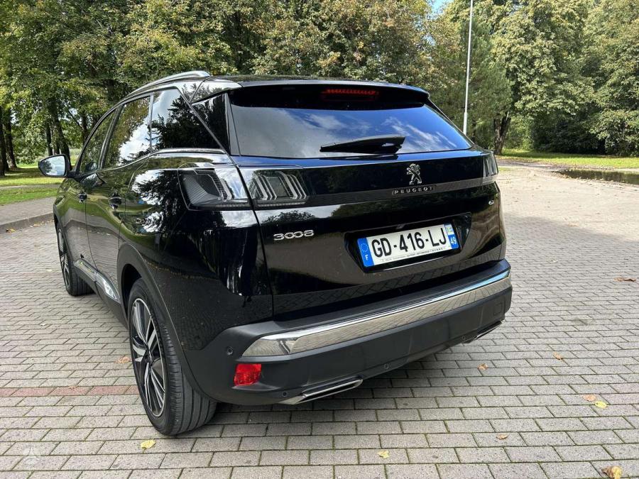 Melns Peugeot 3008 2021 Tauragė, ar dzinēja tilpumu 1.50 L un nobraukumu 169 tūkst. km par 15950 €, foto 8 vietnē AUTOMOTO.COM.LV