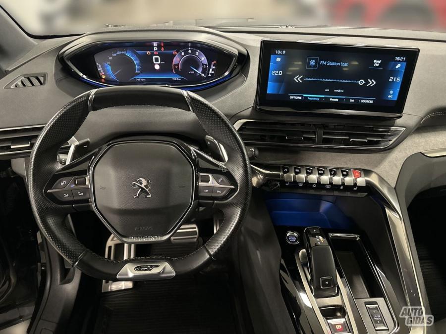 Black Peugeot 3008 2021 in Vilnius, with an engine capacity of 1.60 L and mileage of 77 thousand km for 19900 €, photo 14 on AUTOMOTO.COM.LV