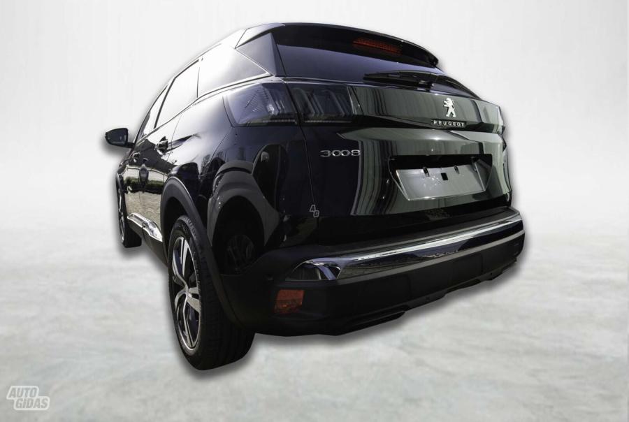 Black Peugeot 3008 2022 in Kaunas, with an engine capacity of 1.20 L and mileage of 67 thousand km for 24161 €, photo 4 on AUTOMOTO.COM.LV