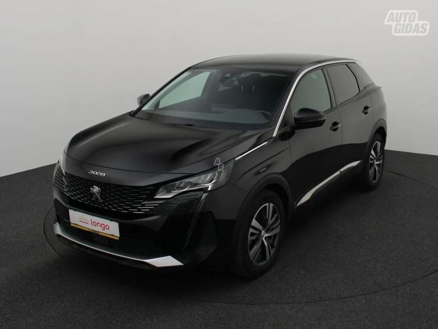 Melns Peugeot 3008 2022 Viļņa, ar dzinēja tilpumu 1.50 L un nobraukumu 142 tūkst. km par 18699 €, foto 1 vietnē AUTOMOTO.COM.LV