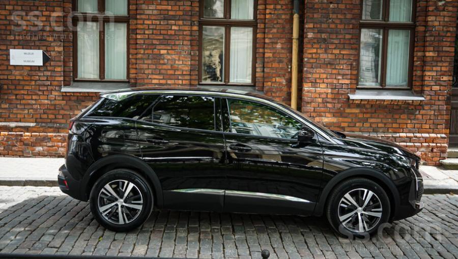 Black Peugeot 3008 2022 in Riga, with an engine capacity of 1.20 L and mileage of 91 thousand km for 16950 €, photo 6 on AUTOMOTO.COM.LV