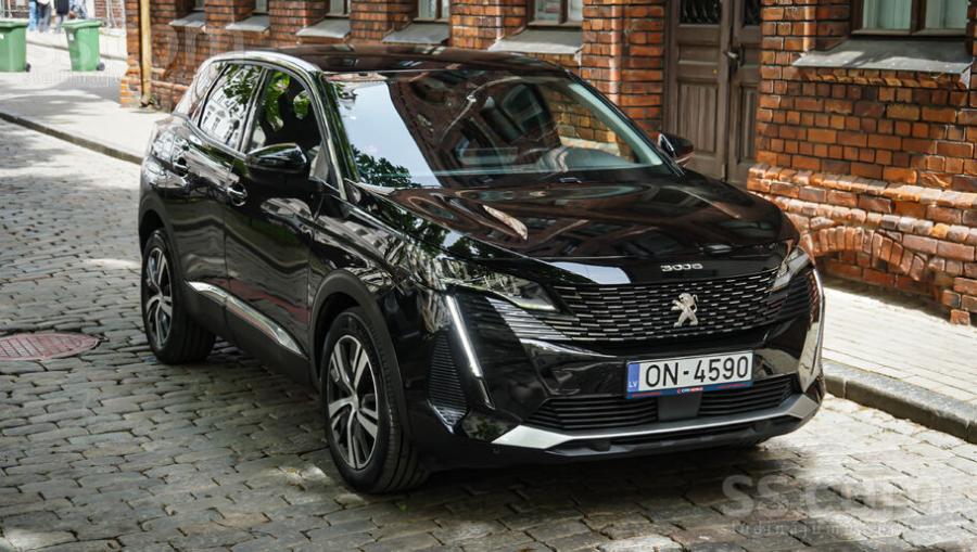 Black Peugeot 3008 2022 in Riga, with an engine capacity of 1.20 L and mileage of 91 thousand km for 16950 €, photo 7 on AUTOMOTO.COM.LV