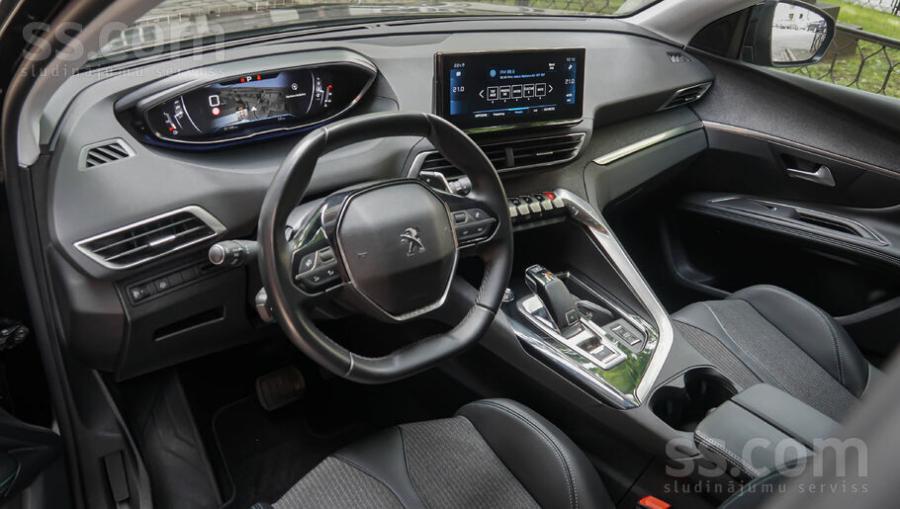 Black Peugeot 3008 2022 in Riga, with an engine capacity of 1.20 L and mileage of 91 thousand km for 16950 €, photo 14 on AUTOMOTO.COM.LV