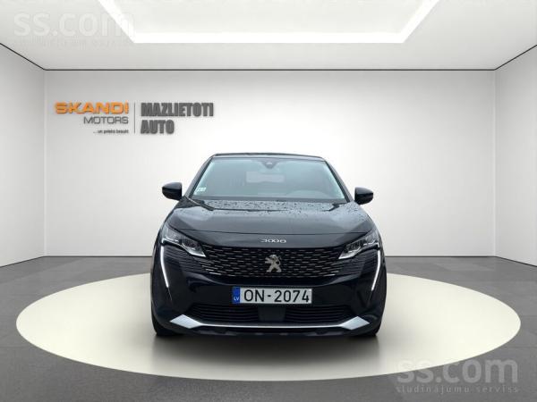 Black Peugeot 3008 2022 in Riga, with an engine capacity of 1.50 L and mileage of 129 thousand km for 16490 €, photo 2 on AUTOMOTO.COM.LV