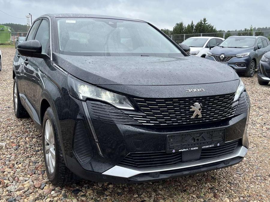Melns Peugeot 3008 2022 Viļņa, ar dzinēja tilpumu 1.20 L un nobraukumu 176 tūkst. km par 11858 €, foto 3 vietnē AUTOMOTO.COM.LV