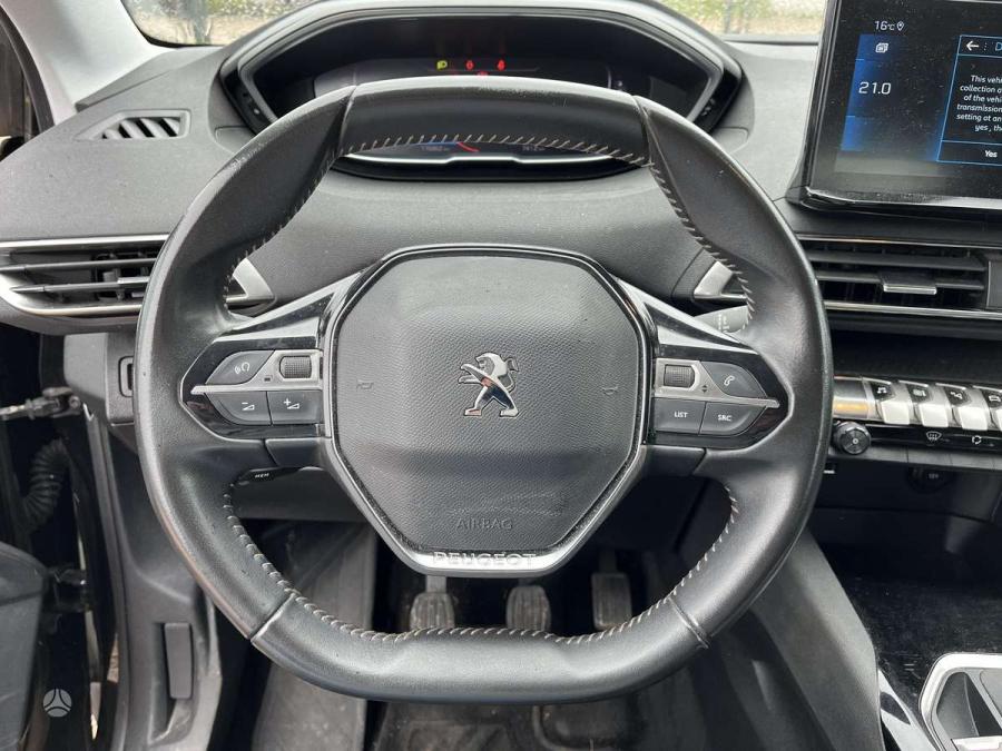 Melns Peugeot 3008 2022 Viļņa, ar dzinēja tilpumu 1.20 L un nobraukumu 176 tūkst. km par 11858 €, foto 15 vietnē AUTOMOTO.COM.LV