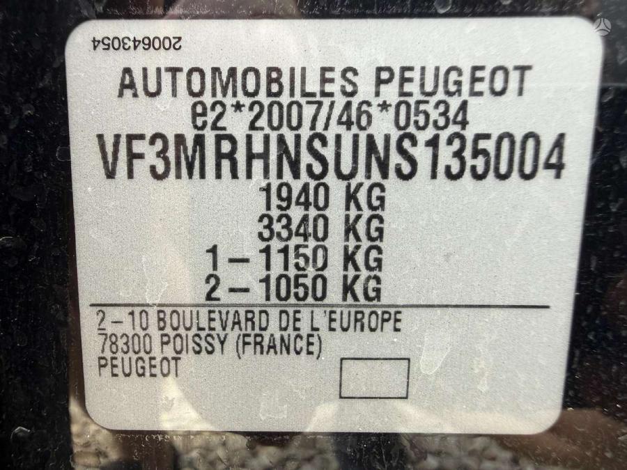 Melns Peugeot 3008 2022 Marijampole, ar dzinēja tilpumu 1.20 L un nobraukumu 149 tūkst. km par 15119 €, foto 41 vietnē AUTOMOTO.COM.LV