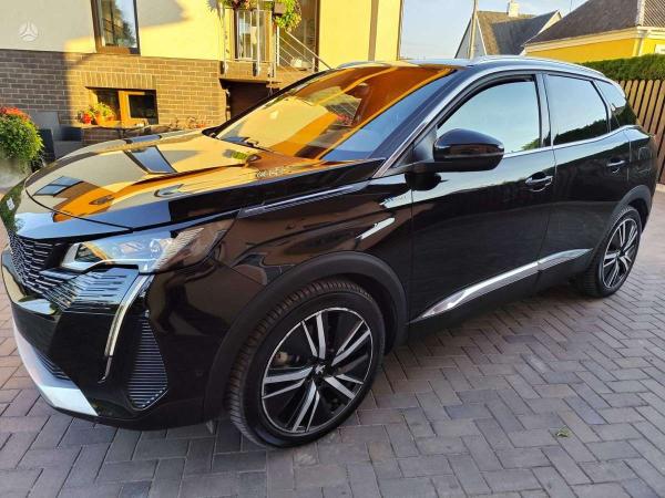 Black Peugeot 3008 2022 in Kaunas, with an engine capacity of 1.60 L and mileage of 80 thousand km for 21478 €, photo 3 on AUTOMOTO.COM.LV