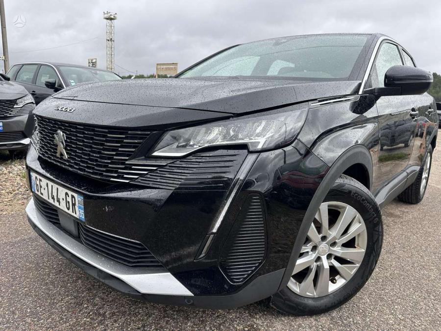 Black Peugeot 3008 2022 in Vilnius, with an engine capacity of 1.50 L and mileage of 174 thousand km for 13309 €, photo 1 on AUTOMOTO.COM.LV