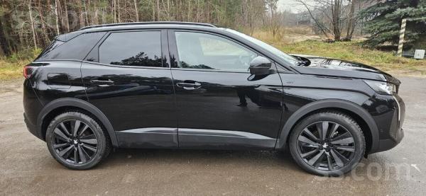 Black Peugeot 3008 2023 in Riga, with an engine capacity of 1.50 L and mileage of 31 thousand km for 32500 €, photo 5 on AUTOMOTO.COM.LV