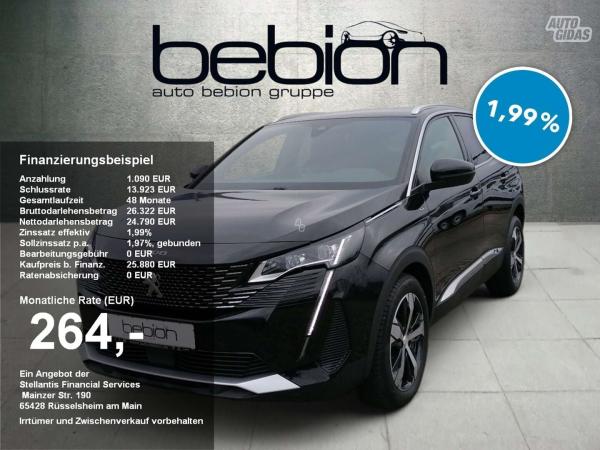 Melns Peugeot 3008 2023 Kauņa, ar dzinēja tilpumu 1.20 L un nobraukumu 29 tūkst. km par 28904 €, foto 1 vietnē AUTOMOTO.COM.LV