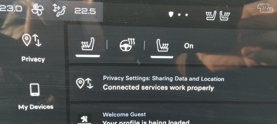 Black Peugeot 3008 2025 in Silute, with an engine capacity of 1.20 L and mileage of 6 thousand km for 22500 €, photo 10 on AUTOMOTO.COM.LV