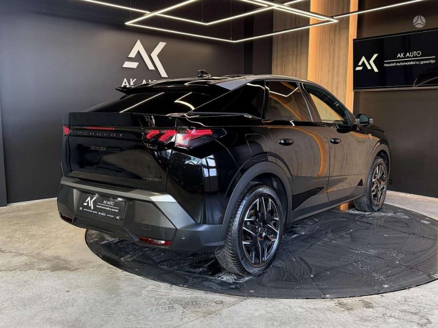 Black Peugeot 3008 2025 in Kaunas, with an engine capacity of 1.20 L and mileage of 14 thousand km for 29990 €, photo 12 on AUTOMOTO.COM.LV