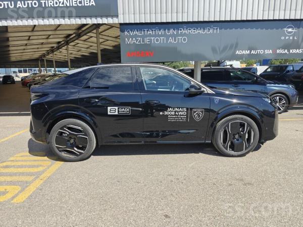 Black Peugeot 3008 2026 in Riga, with an engine capacity of 1.20 L and mileage of 2 thousand km for 47800 €, photo 3 on AUTOMOTO.COM.LV