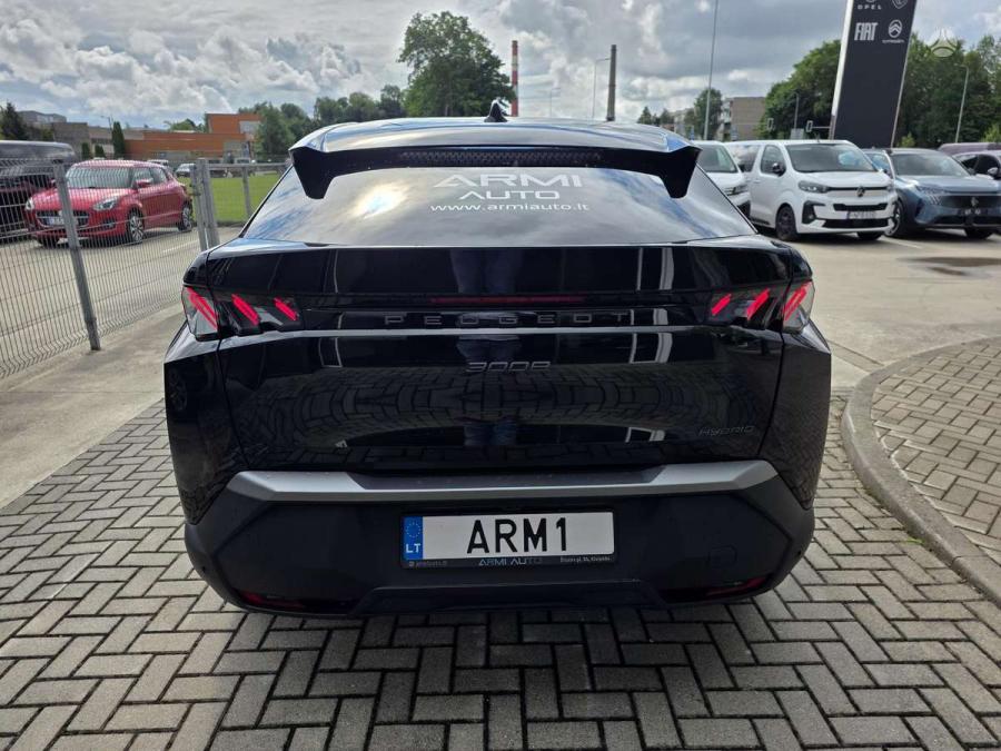 Melns Peugeot 3008 2026 Klaipėda, ar dzinēja tilpumu 1.20 L un nobraukumu 3 tūkst. km par 33000 €, foto 6 vietnē AUTOMOTO.COM.LV