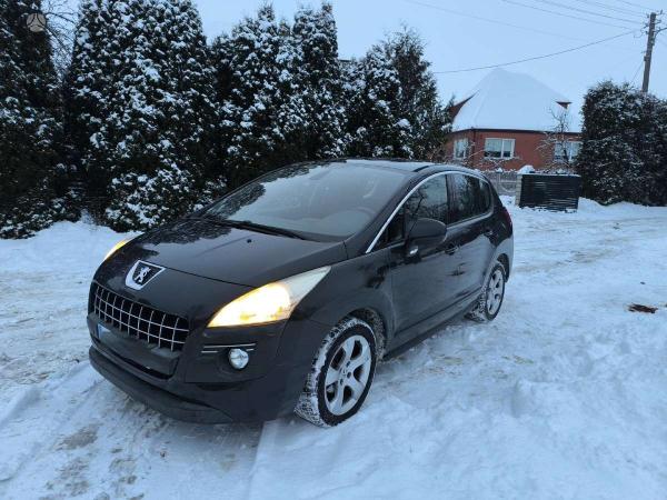 Black Peugeot 3008 2009 in Taurage, with an engine capacity of 1.60 L and mileage of 198 thousand km for 2899 €, photo 3 on AUTOMOTO.COM.LV