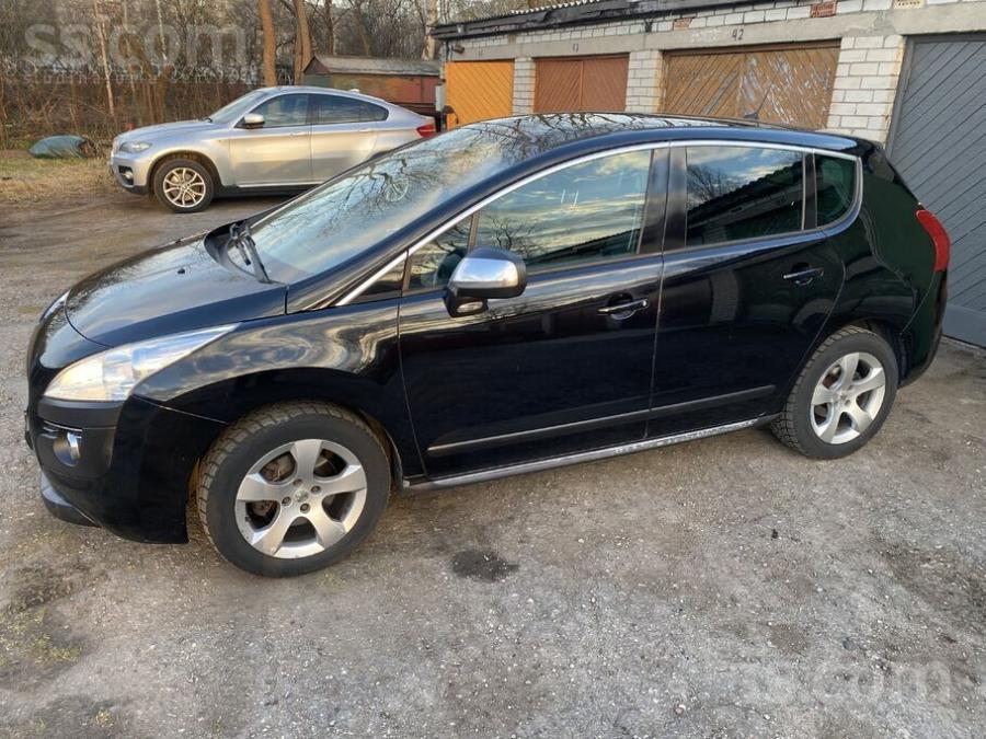 Black Peugeot 3008 2009 in Riga, with an engine capacity of 2.00 L and mileage of 256 thousand km for 3100 €, photo 1 on AUTOMOTO.COM.LV