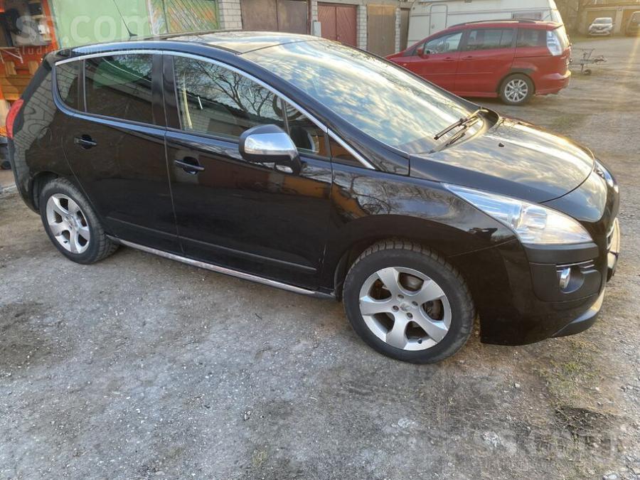 Black Peugeot 3008 2009 in Riga, with an engine capacity of 2.00 L and mileage of 256 thousand km for 3100 €, photo 4 on AUTOMOTO.COM.LV