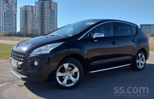 Black Peugeot 3008 2009 in Riga, with an engine capacity of 1.60 L and mileage of 253 thousand km for 3400 €, photo 2 on AUTOMOTO.COM.LV