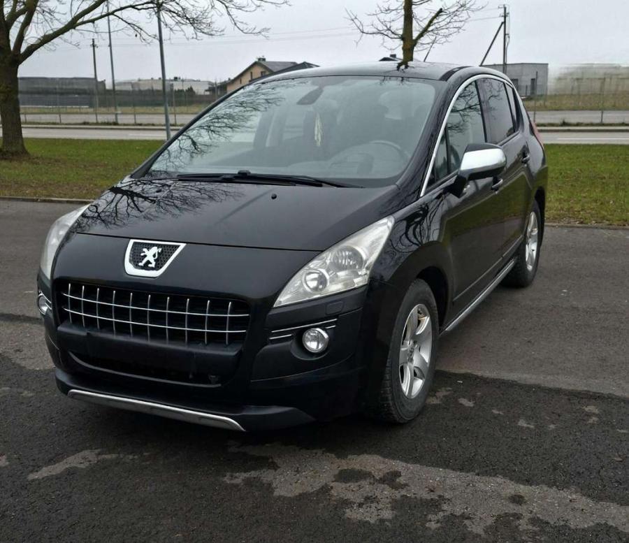 Melns Peugeot 3008 2010 Kauņa, ar dzinēja tilpumu 1.56 L un nobraukumu 270 tūkst. km par 3150 €, foto 1 vietnē AUTOMOTO.COM.LV