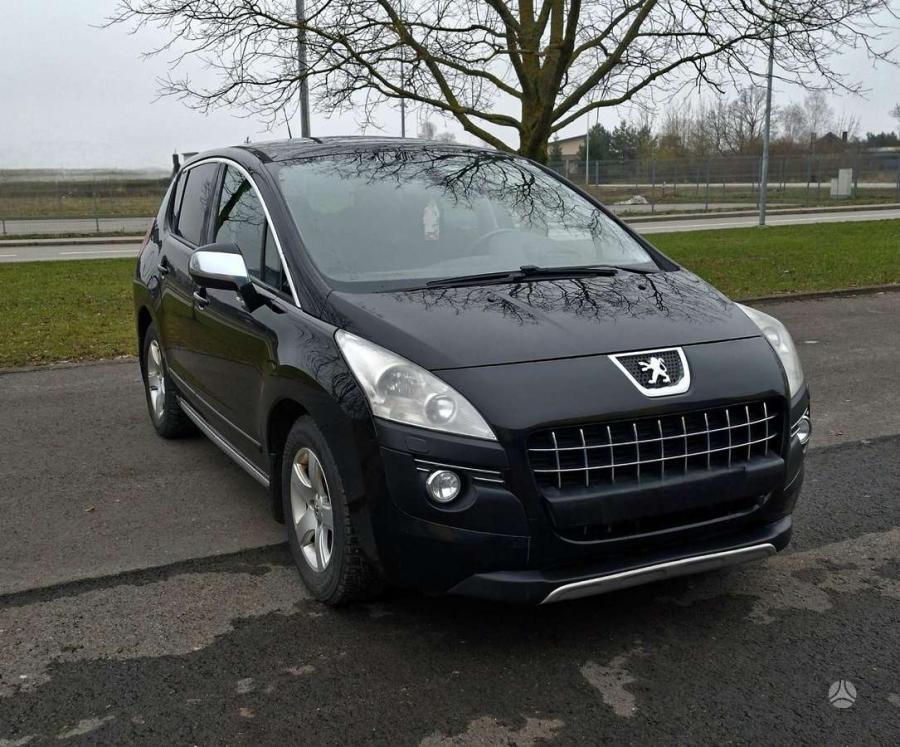 Melns Peugeot 3008 2010 Kauņa, ar dzinēja tilpumu 1.56 L un nobraukumu 270 tūkst. km par 3150 €, foto 2 vietnē AUTOMOTO.COM.LV