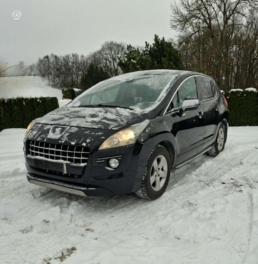 Black Peugeot 3008 2010 in Kaunas, with an engine capacity of 1.60 L and mileage of 270 thousand km for 3099 €, photo 6 on AUTOMOTO.COM.LV