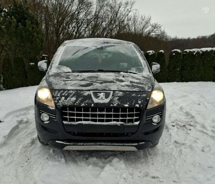 Black Peugeot 3008 2010 in Kaunas, with an engine capacity of 1.60 L and mileage of 270 thousand km for 3099 €, photo 7 on AUTOMOTO.COM.LV