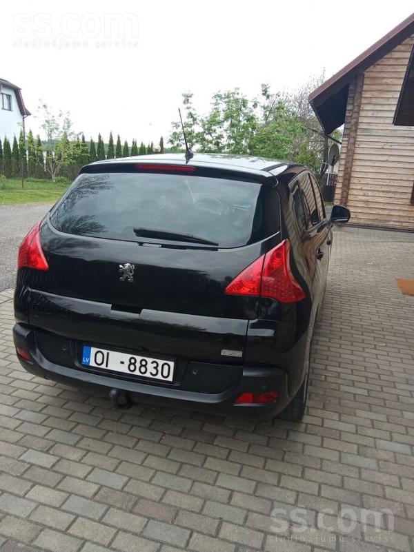 Black Peugeot 3008 2010 in Ogre, with an engine capacity of 1.60 L and mileage of 295 thousand km for 3750 €, photo 2 on AUTOMOTO.COM.LV