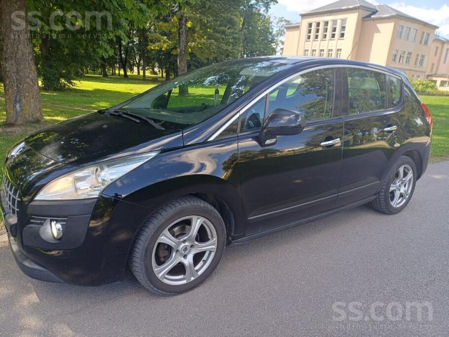 Черный Пежо 3008 2010 в Лудза, объемом двигателя 1.60 л и пробегом 296 тыс. км за 4200 €, фото 1 на AUTOMOTO.COM.LV