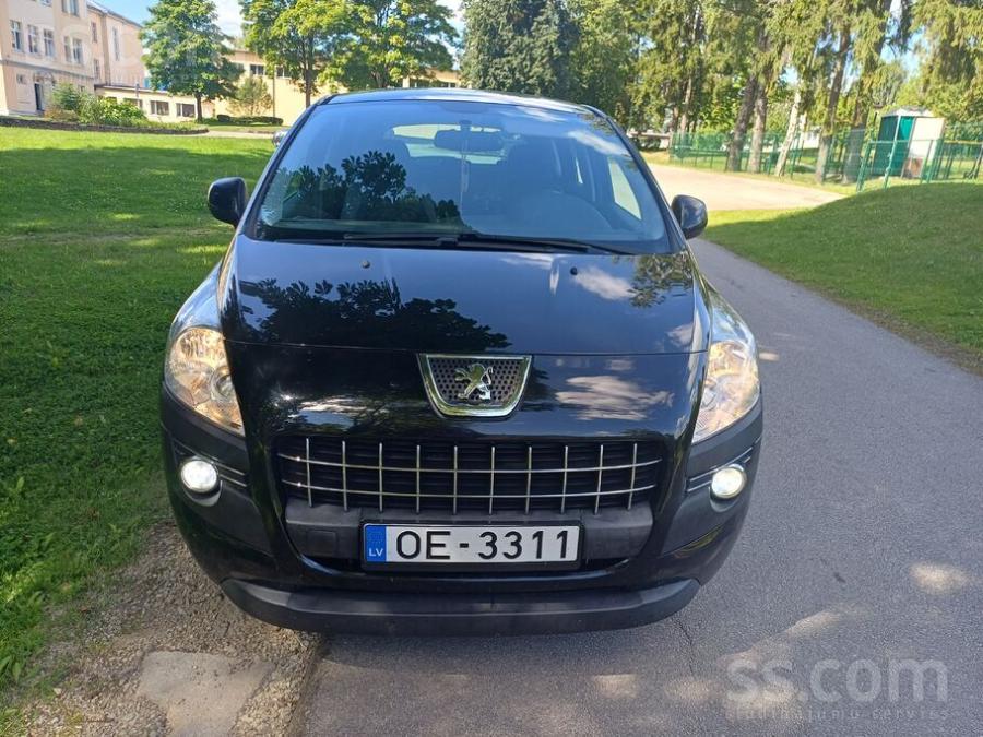 Черный Пежо 3008 2010 в Лудза, объемом двигателя 1.60 л и пробегом 296 тыс. км за 4200 €, фото 3 на AUTOMOTO.COM.LV