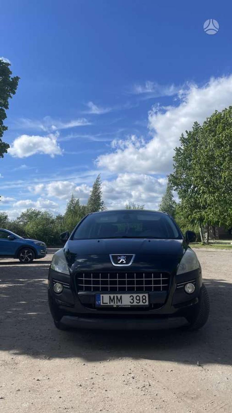 Melns Peugeot 3008 2010 Šauļi, ar dzinēja tilpumu 2.00 L un nobraukumu 250 tūkst. km par 2900 €, foto 3 vietnē AUTOMOTO.COM.LV