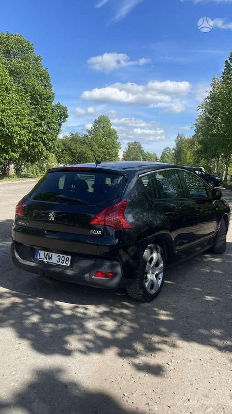 Melns Peugeot 3008 2010 Šauļi, ar dzinēja tilpumu 2.00 L un nobraukumu 250 tūkst. km par 2900 €, foto 6 vietnē AUTOMOTO.COM.LV