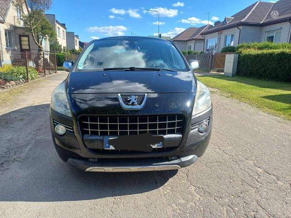 Black Peugeot 3008 2012 in Taurage, with an engine capacity of 1.60 L and mileage of 265 thousand km for 3100 €, photo 1 on AUTOMOTO.COM.LV