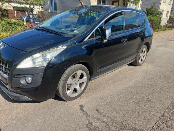 Black Peugeot 3008 2012 in Taurage, with an engine capacity of 1.60 L and mileage of 265 thousand km for 3100 €, photo 3 on AUTOMOTO.COM.LV