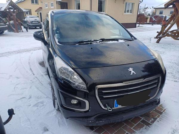 Black Peugeot 3008 2013 in Taurage, with an engine capacity of 1.60 L and mileage of 250 thousand km for 3700 €, photo 1 on AUTOMOTO.COM.LV