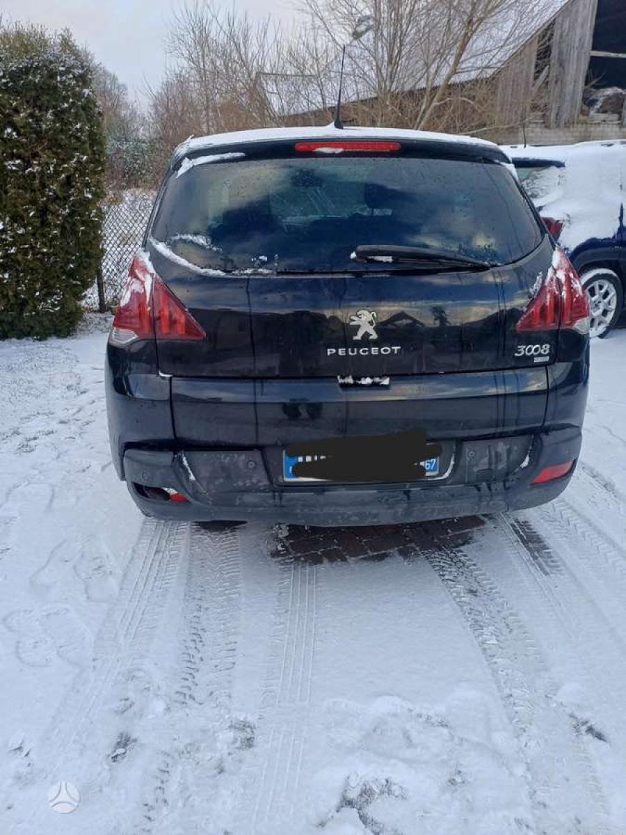 Melns Peugeot 3008 2013 Tauragė, ar dzinēja tilpumu 1.60 L un nobraukumu 250 tūkst. km par 3700 €, foto 2 vietnē AUTOMOTO.COM.LV