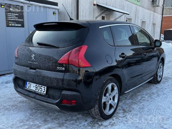Black Peugeot 3008 2013 in Daugavpils, with an engine capacity of 2.00 L and mileage of 0 thousand km for 5500 €, photo 6 on AUTOMOTO.COM.LV