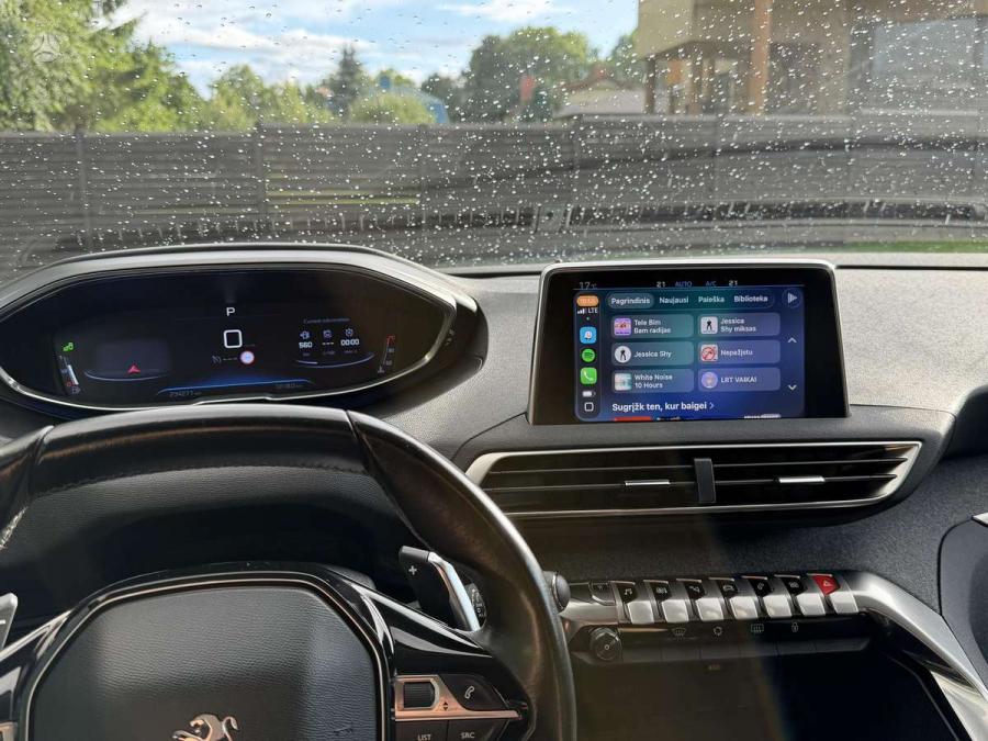 Melns Peugeot 3008 2017 Kauņa, ar dzinēja tilpumu 1.56 L un nobraukumu 230 tūkst. km par 11900 €, foto 7 vietnē AUTOMOTO.COM.LV