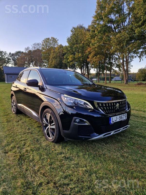 Black Peugeot 3008 2018 in Riga, with an engine capacity of 1.20 L and mileage of 124 thousand km for 12200 €, photo 3 on AUTOMOTO.COM.LV