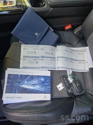 Черный Пежо 3008 2018 в Рига, объемом двигателя 1.20 л и пробегом 124 тыс. км за 12200 €, фото 15 на AUTOMOTO.COM.LV