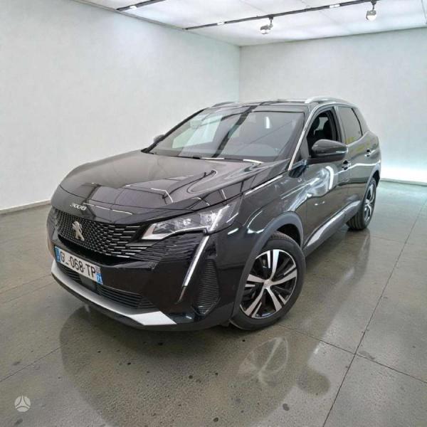 Black Peugeot 3008 2023 in Vilnius, with an engine capacity of 1.20 L and mileage of 200 thousand km for 14883 €, photo 1 on AUTOMOTO.COM.LV
