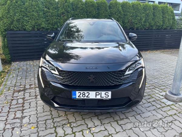 Peugeot 3008 2024 Tallina vietnē Melns Peugeot 3008 2024 Tallina, ar dzinēja tilpumu 1.50 L un nobraukumu 26 tūkst. km par 26600 €, foto 1 vietnē AUTOMOTO.COM.LV
