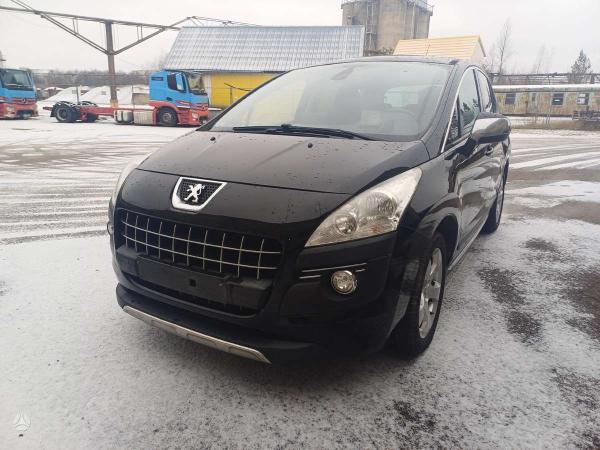 Black Peugeot 3008 2010 in Rokiskis, with an engine capacity of 2.00 L and mileage of 282 thousand km for 3400 €, photo 1 on AUTOMOTO.COM.LV