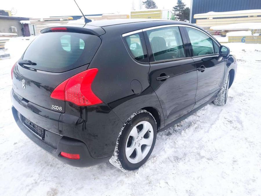 Black Peugeot 3008 2010 in Utena, with an engine capacity of 1.60 L and mileage of 225 thousand km for 3500 €, photo 5 on AUTOMOTO.COM.LV