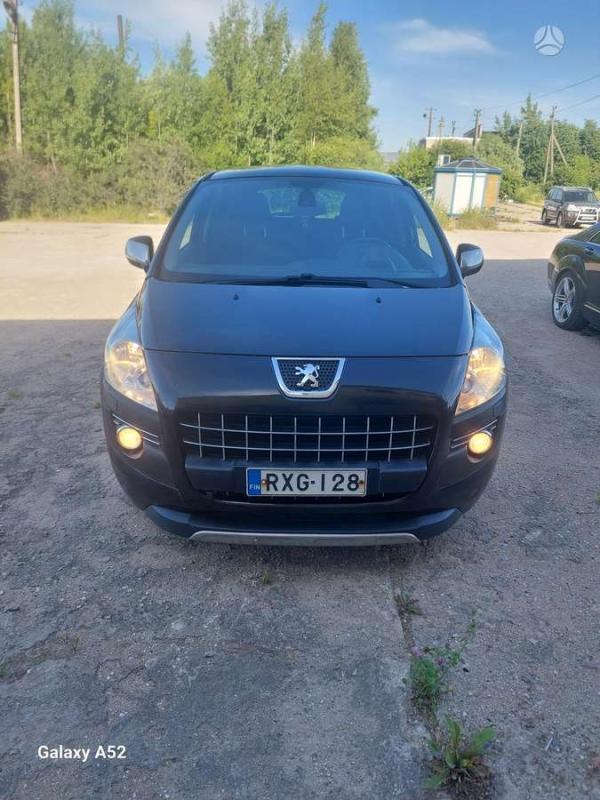 Black Peugeot 3008 2010 in Kelme, with an engine capacity of 1.60 L and mileage of 290 thousand km for 2850 €, photo 1 on AUTOMOTO.COM.LV