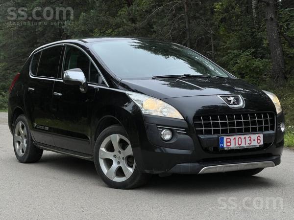 Black Peugeot 3008 2010 in Rezekne, with an engine capacity of 1.60 L and mileage of 281 thousand km for 3550 €, photo 3 on AUTOMOTO.COM.LV