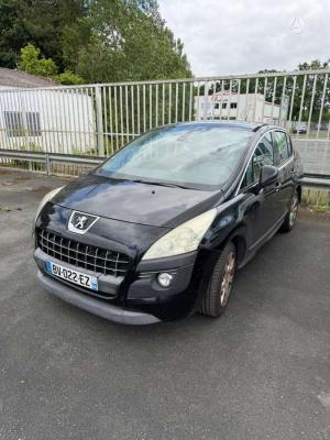 Melns Peugeot 3008 2010 Kauņa, ar dzinēja tilpumu 1.56 L un nobraukumu 250 tūkst. km par 1650 €, foto  vietnē AUTOMOTO.COM.LV